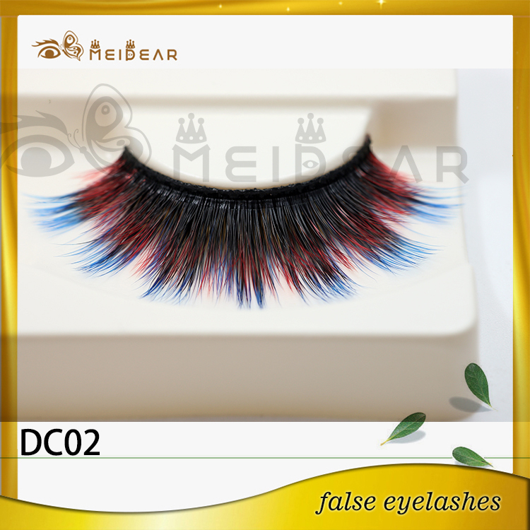 Colored strip false eyelashes,China wholesale Colored strip false ...