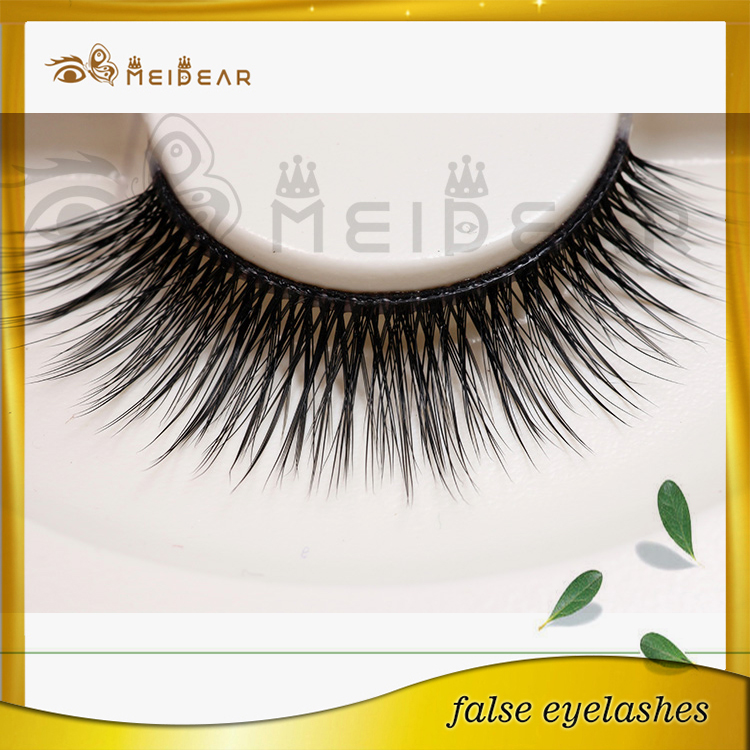 False eyelashes silk material with custom package - Meidear eyelash