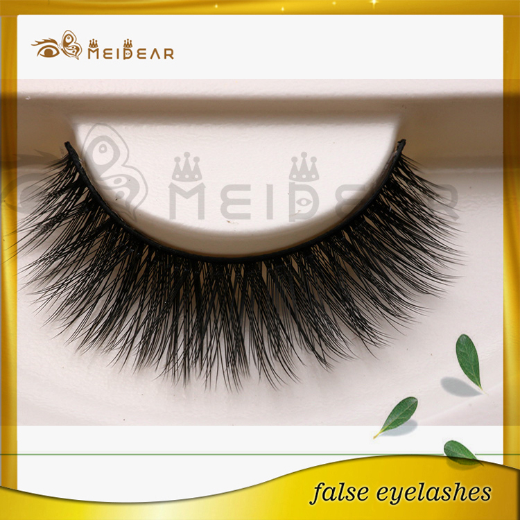 False eyelashes silk material with custom package - Meidear eyelash