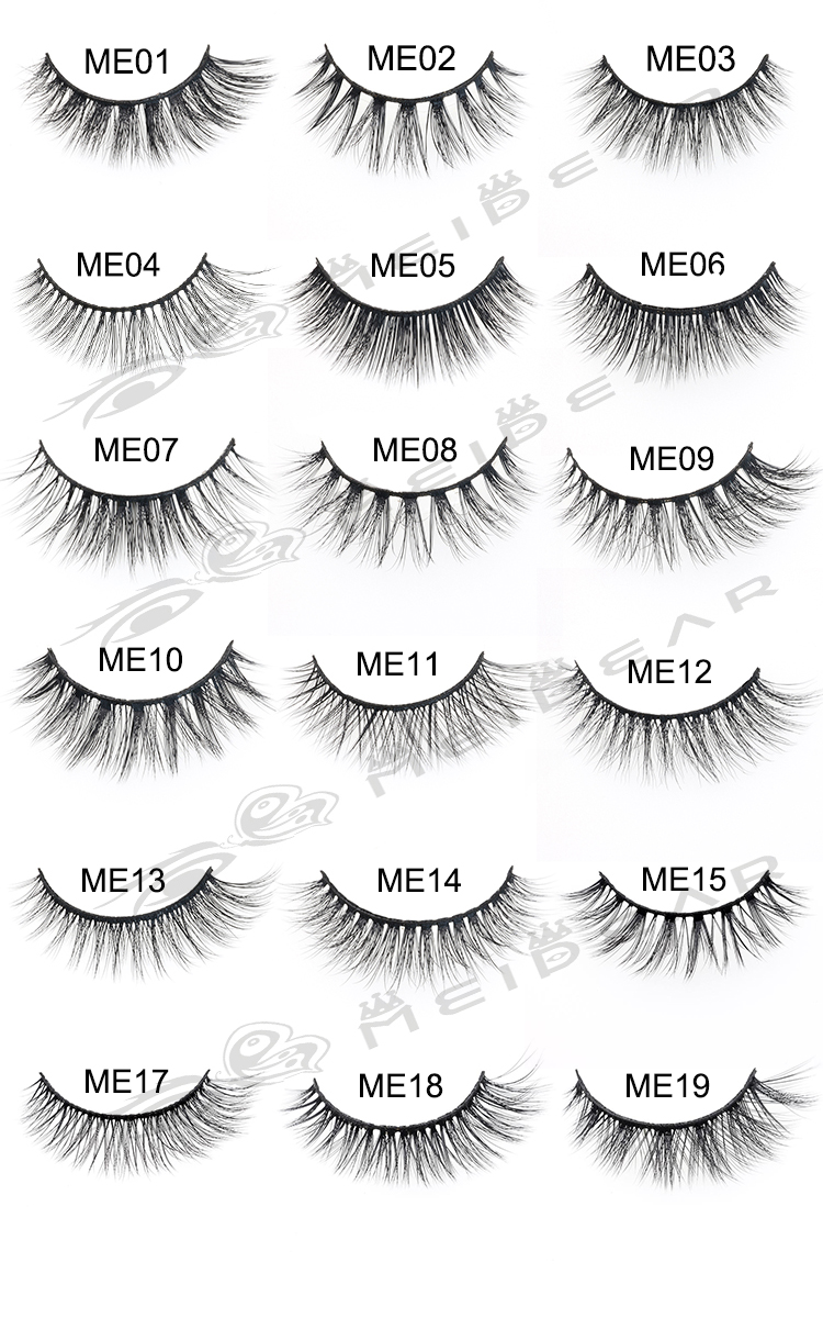 Custom false eyelashes faux mink lashes with wholesale cheap price to ...