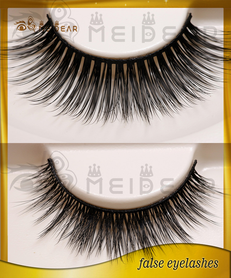 False eyelashes silk material with custom package - Meidear eyelash