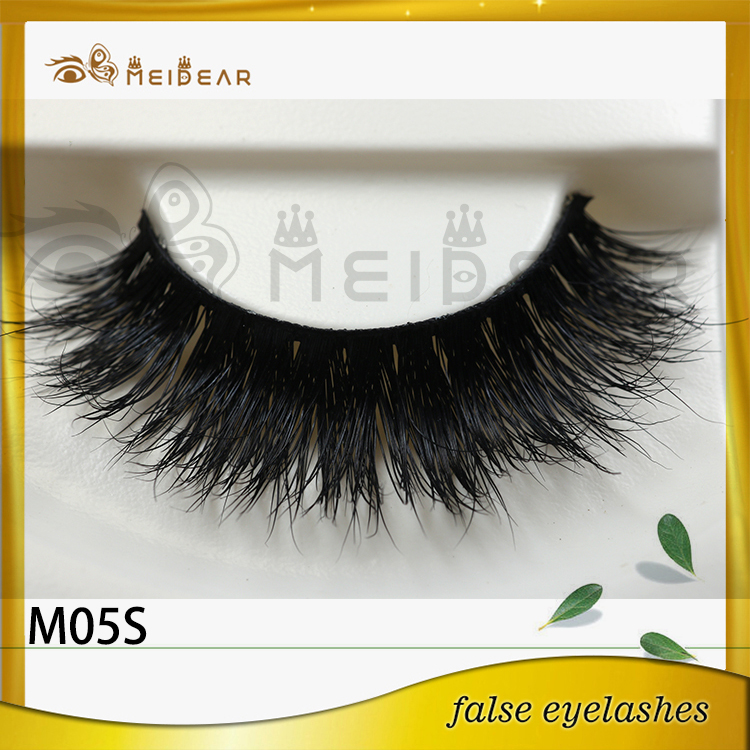 Newly fashion false super mink eye lashes in Custom logo package ...