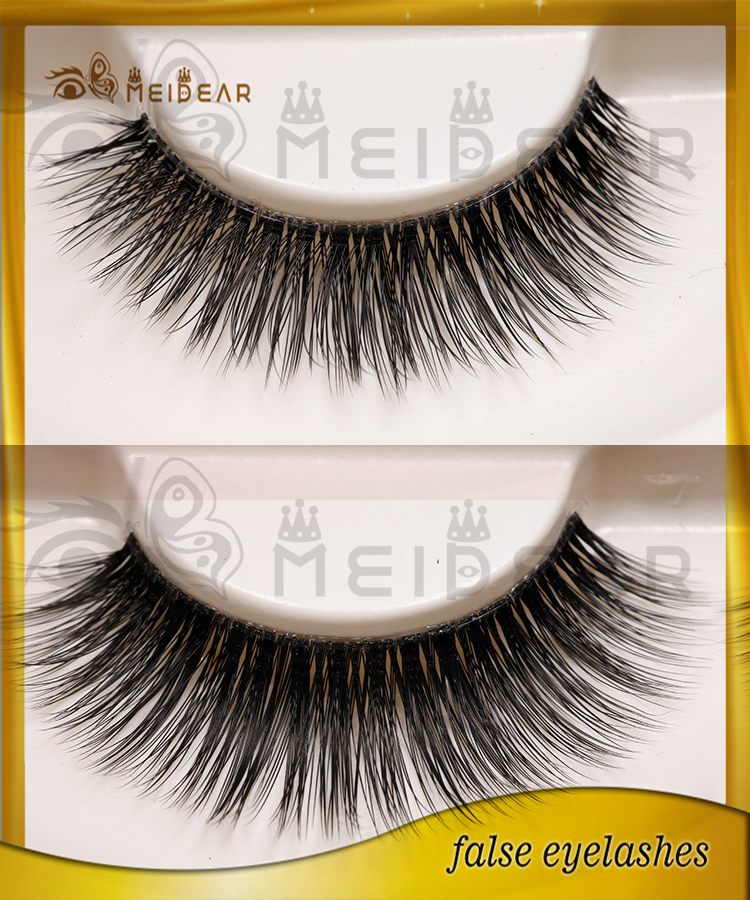 Glamorous super light fake eyelashes 3d lashes for london - Meidear eyelash