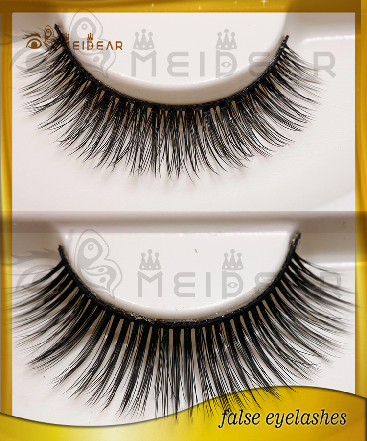 Glamorous super light fake eyelashes 3d lashes for london - Meidear eyelash