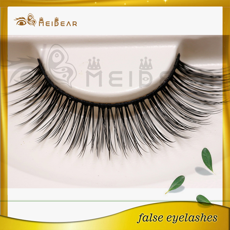 False eyelashes silk material with custom package - Meidear eyelash
