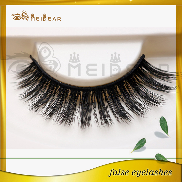 Glamorous super light fake eyelashes 3d lashes for london - Meidear eyelash