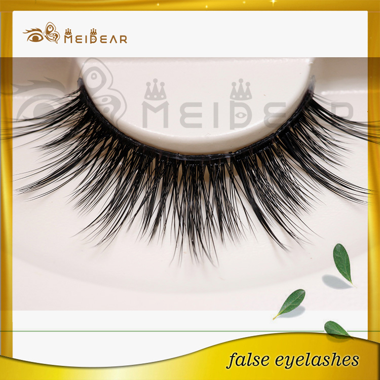 Glamorous super light fake eyelashes 3d lashes for london - Meidear eyelash