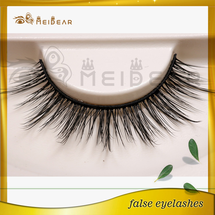 Glamorous super light fake eyelashes 3d lashes for london - Meidear eyelash